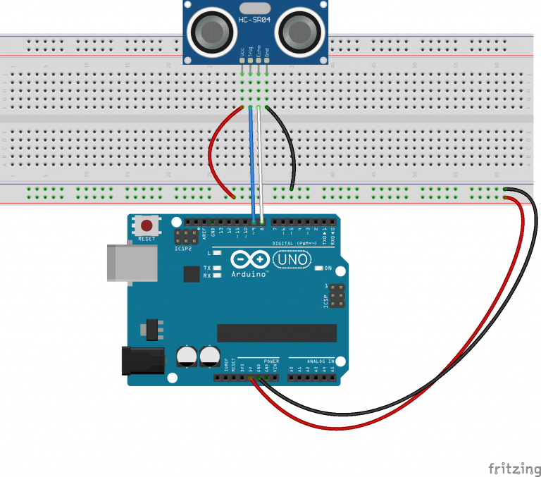 Arduino – Ultrasonic Rangefinder – mathcodeprint