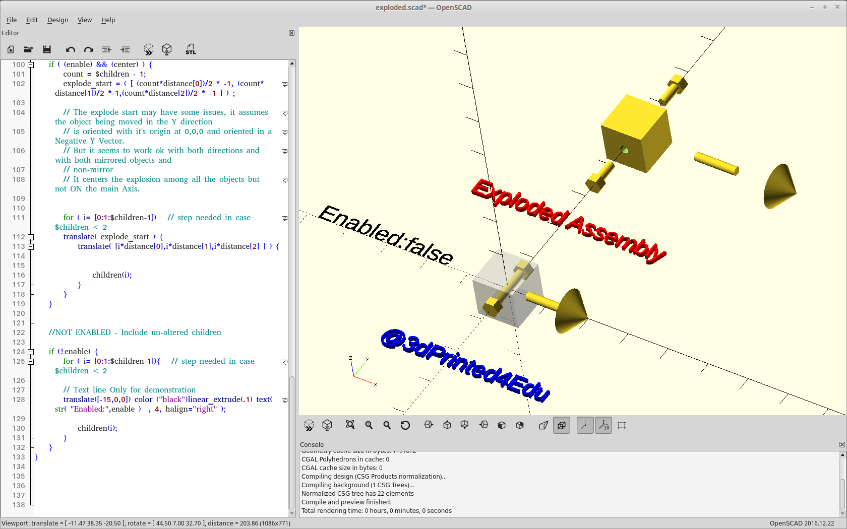 OpenSCAD – mathcodeprint
